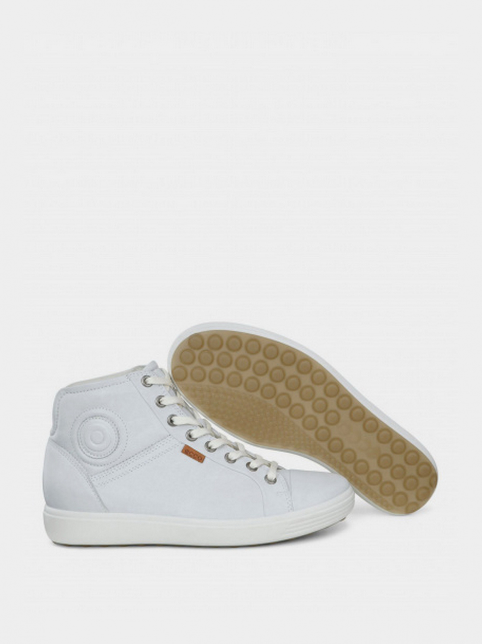 Кеды ECCO 43002301007 для женщин, цвет: Белый - купить по выгодной цене ...