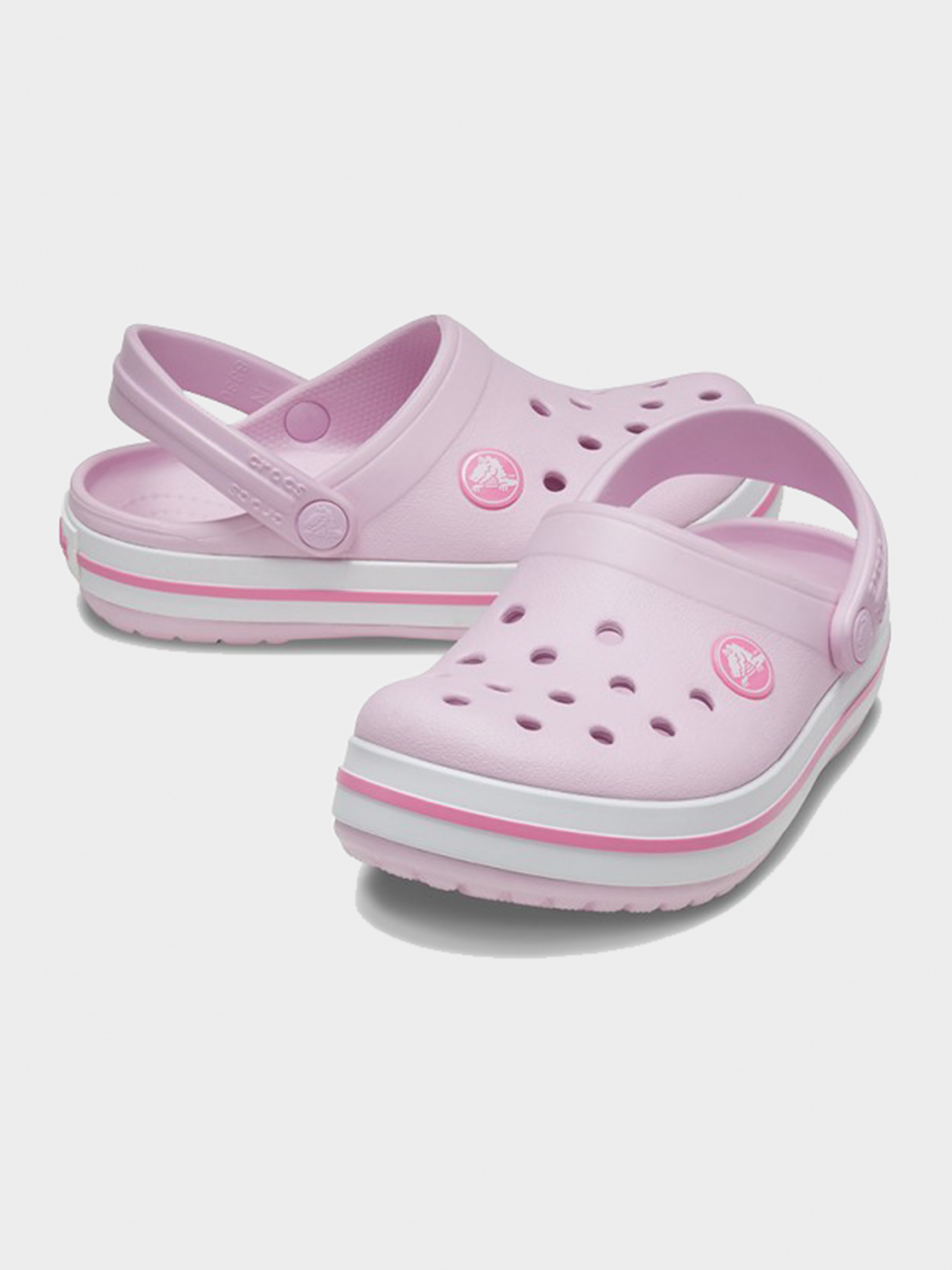 Сабо Crocs 207005-6GD для детей, цвет: Розовый - купить по выгодной цене в Казахстане | INTERTOP