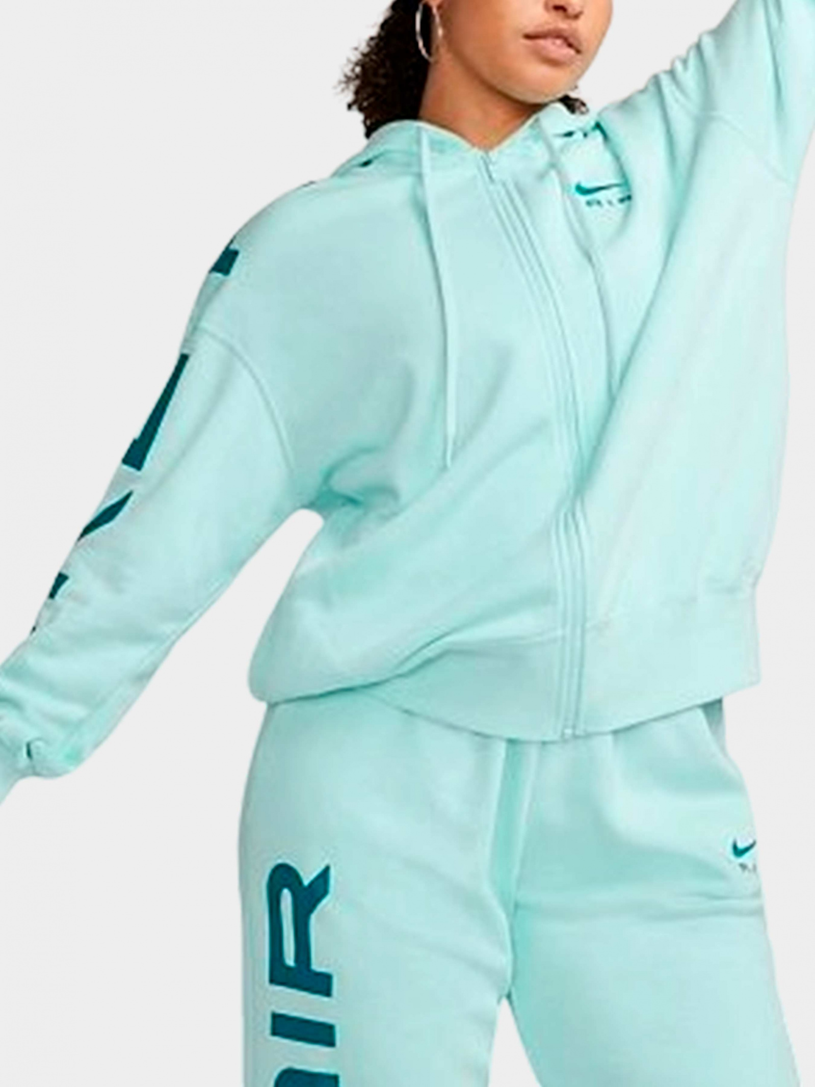 Худи NIKE FB8047-346 для женщин, цвет: Зелёный - купить по выгодной ...