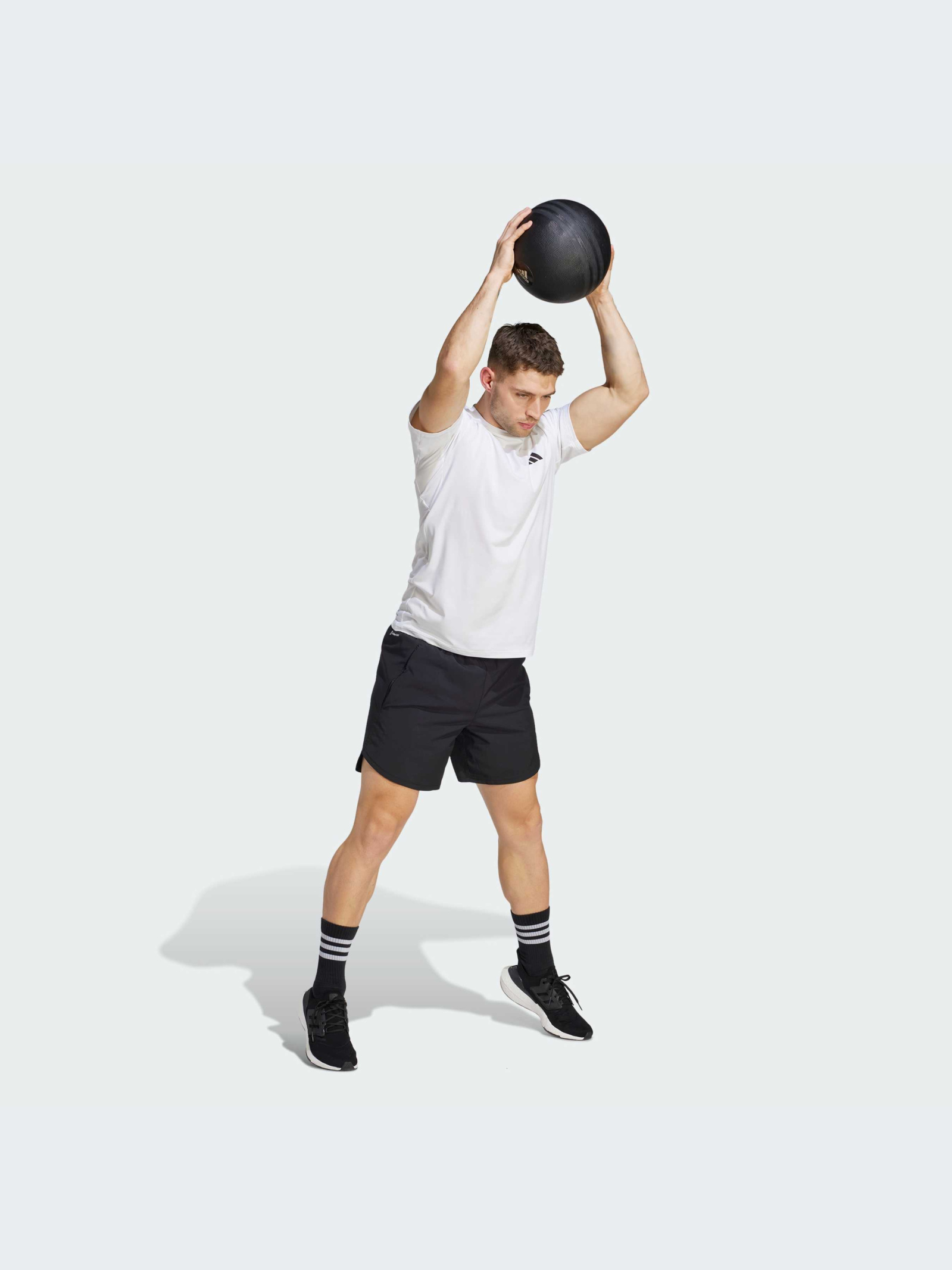 Футболка спортивная adidas IJ7020-KZ для мужчин, цвет: Белый - купить ...