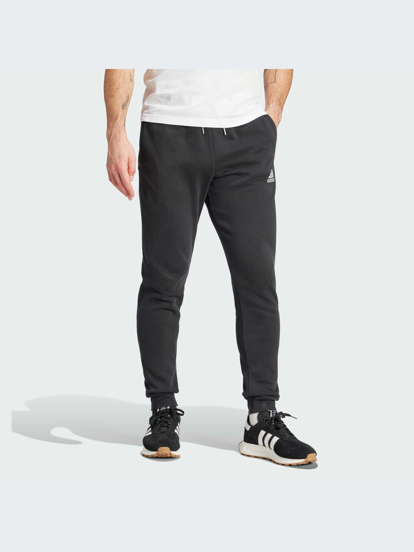 Штаны спортивные adidas HB0574-KZ для мужчин, цвет: Чёрный - купить по ...