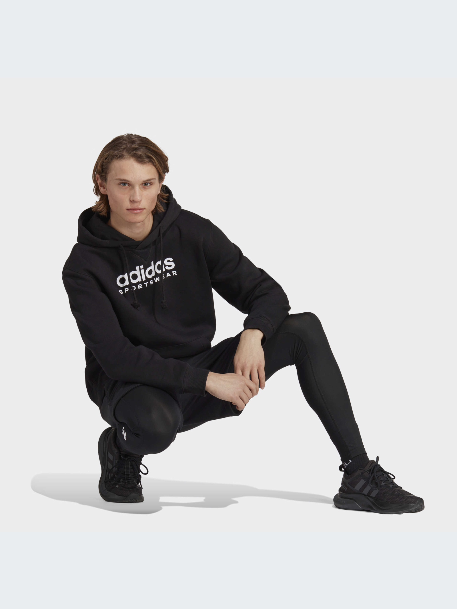 Худи adidas IC9771-KZ для мужчин, цвет: Чёрный - купить по выгодной ...