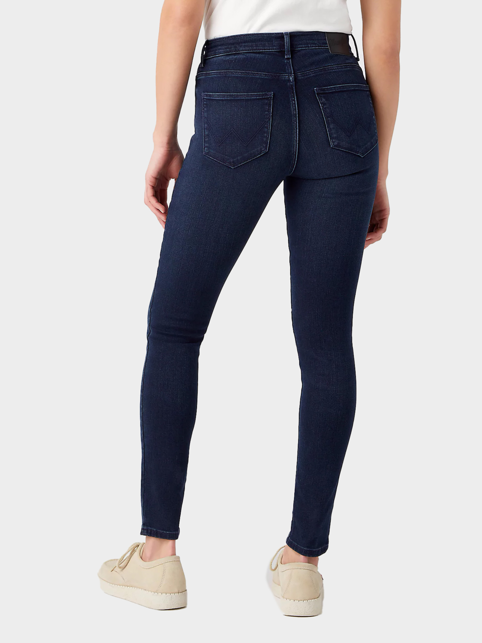 Скинни джинсы Wrangler 112342857 для женщин, цвет: Чёрный - купить по ...