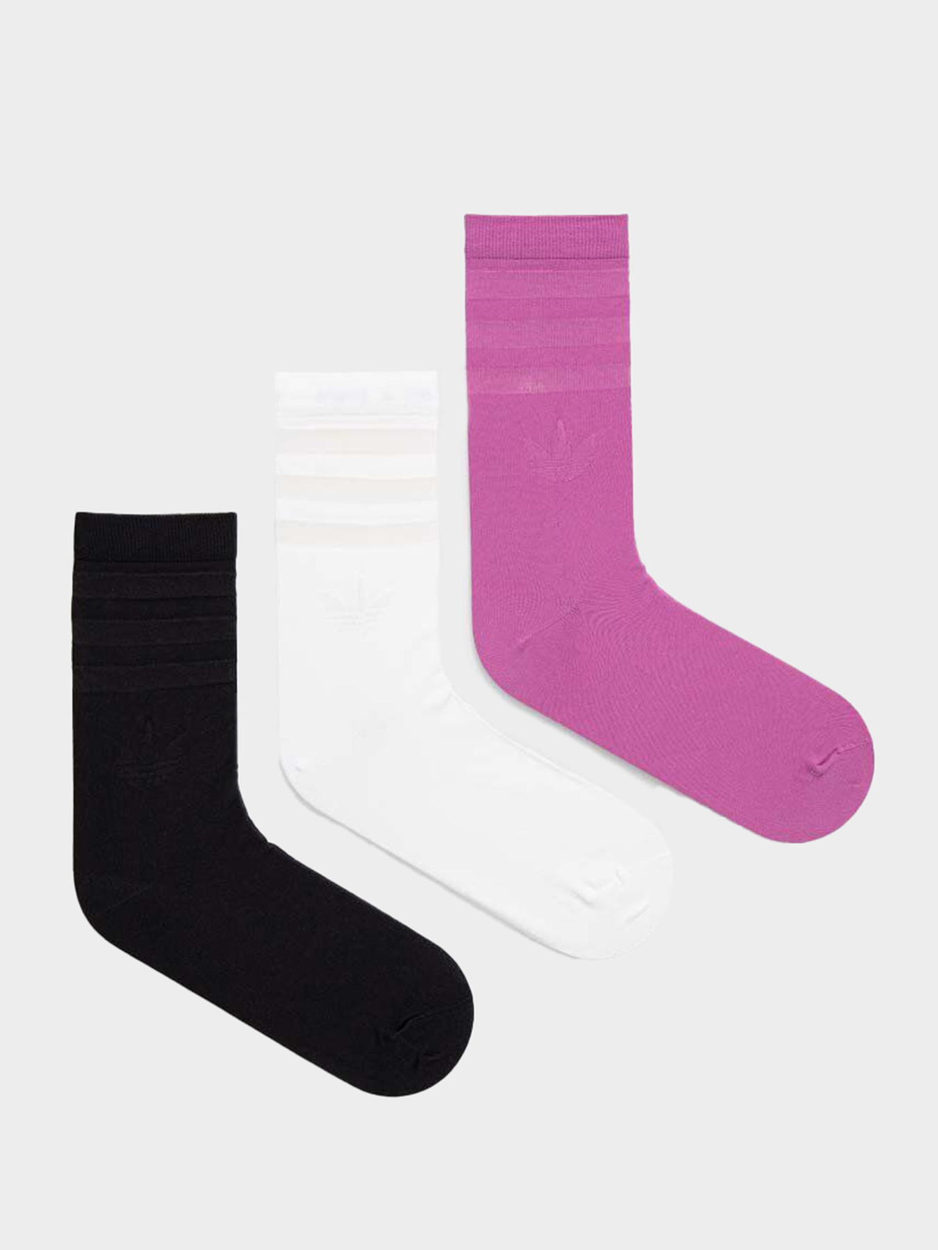 Набор носков Adidas модель IT7396 для женщин, цвет: Чёрный - купить по ...