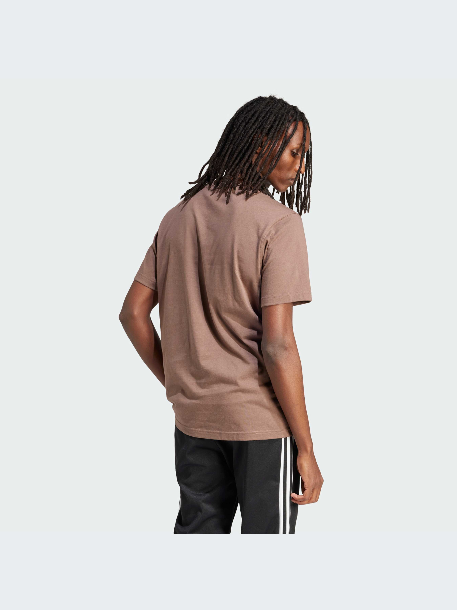 Футболка adidas Trefoil IR9688-KZ для мужчин, цвет: Коричневый - купить ...