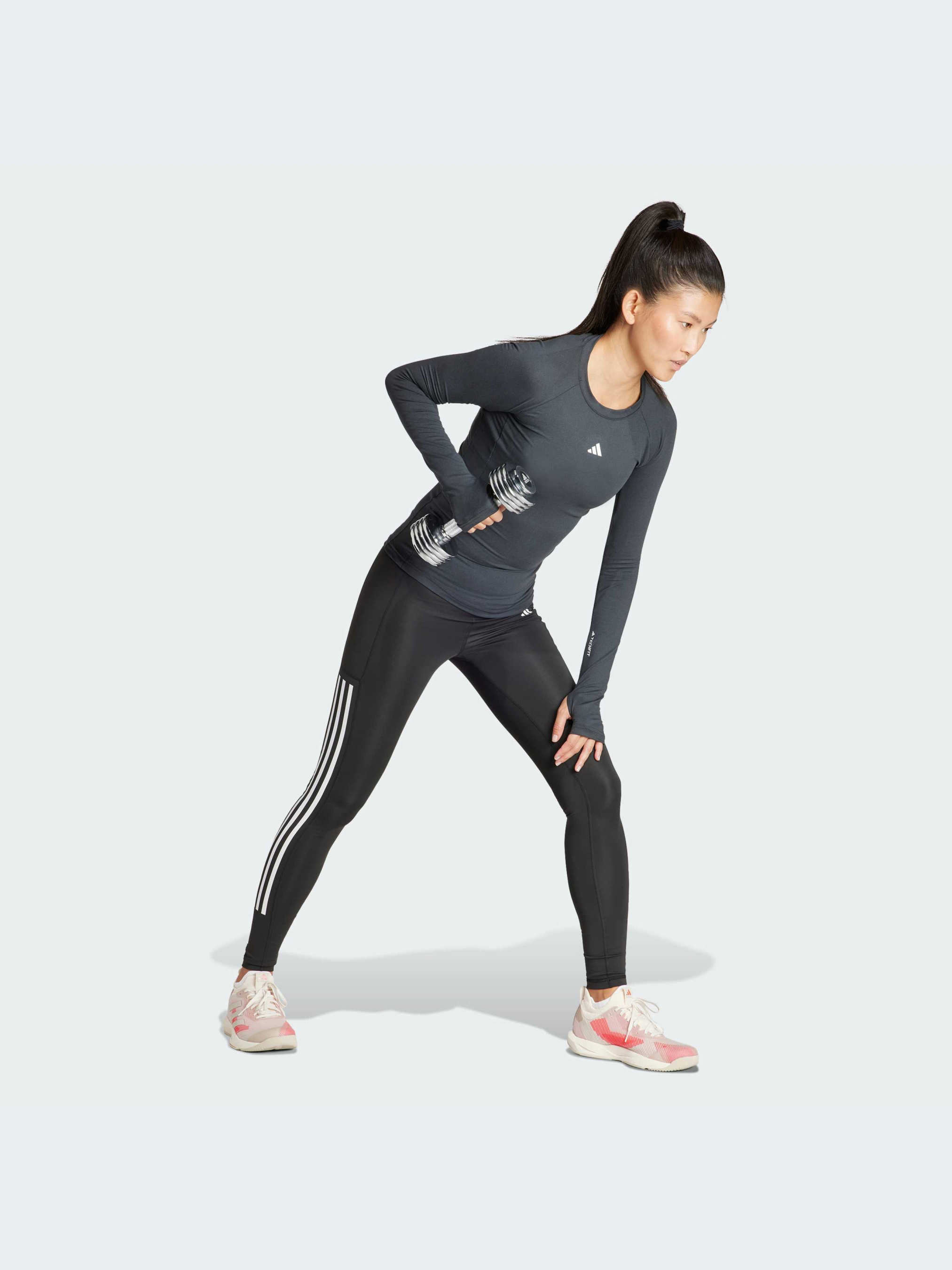 Лонгслив Adidas Clima модель HY3214-KZ для женщин, цвет: Чёрный ...