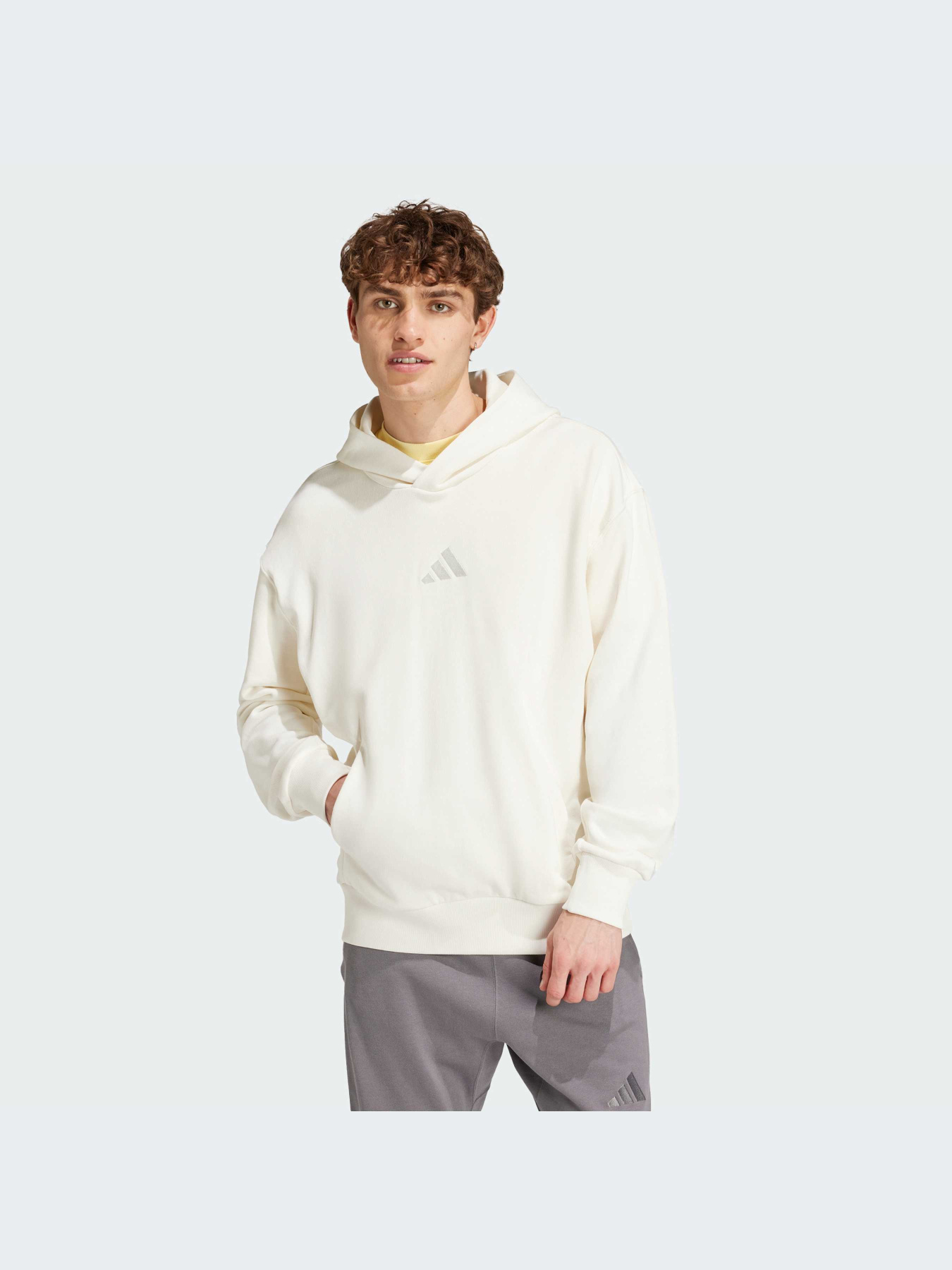 Худи Adidas модель IY4154-KZ для мужчин, цвет: Белый - купить по ...