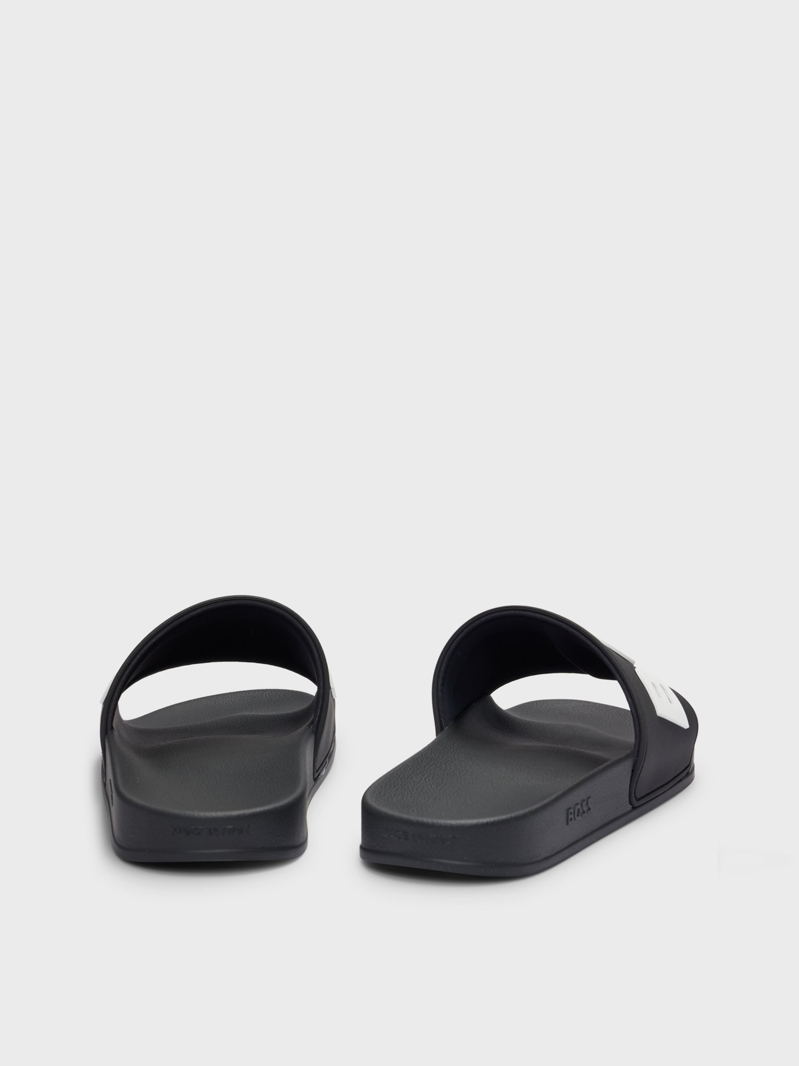 Шлепанцы Boss 50498241-005 для мужчин, цвет: Чёрный - купить по ...