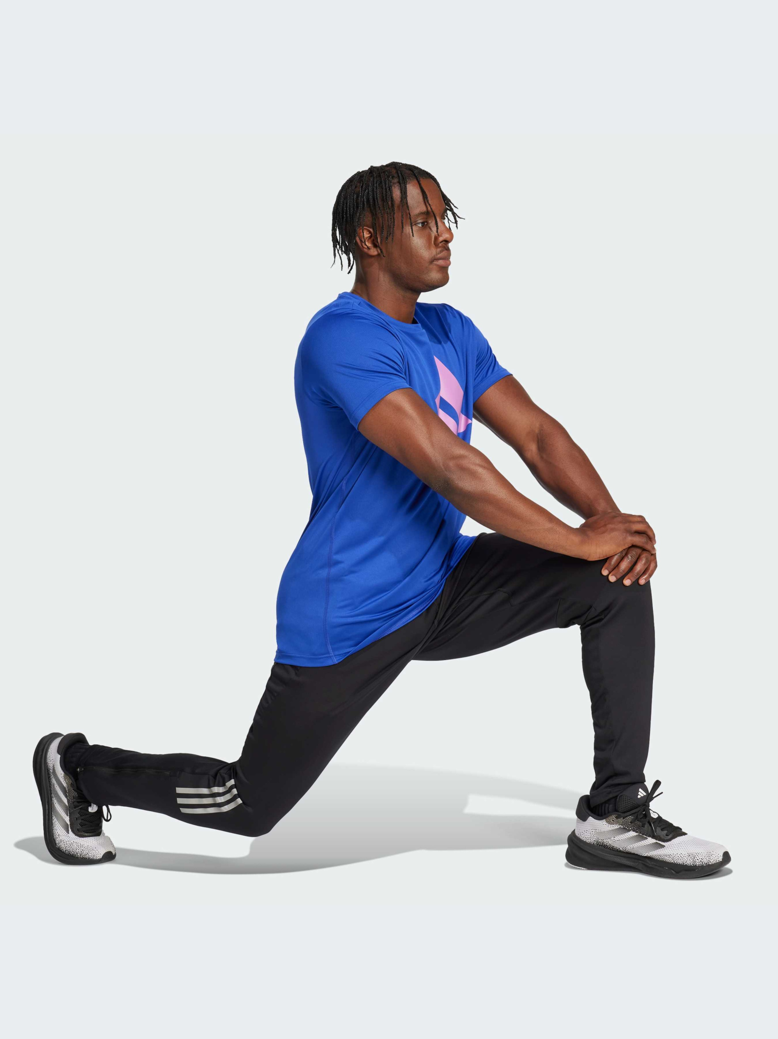 Футболка спортивная adidas IW8423-KZ для мужчин, цвет: Синий - купить ...