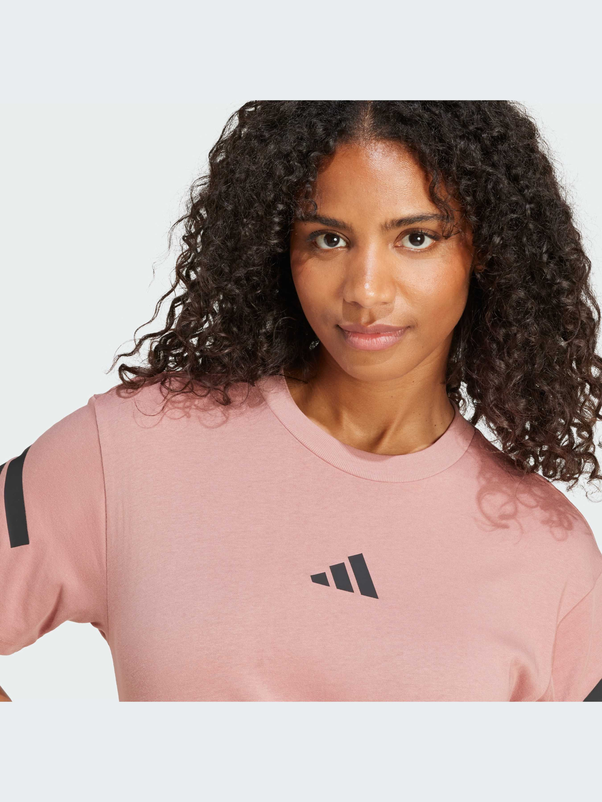 Футболка Adidas модель JE0244-KZ для женщин, цвет: Розовый - купить по ...