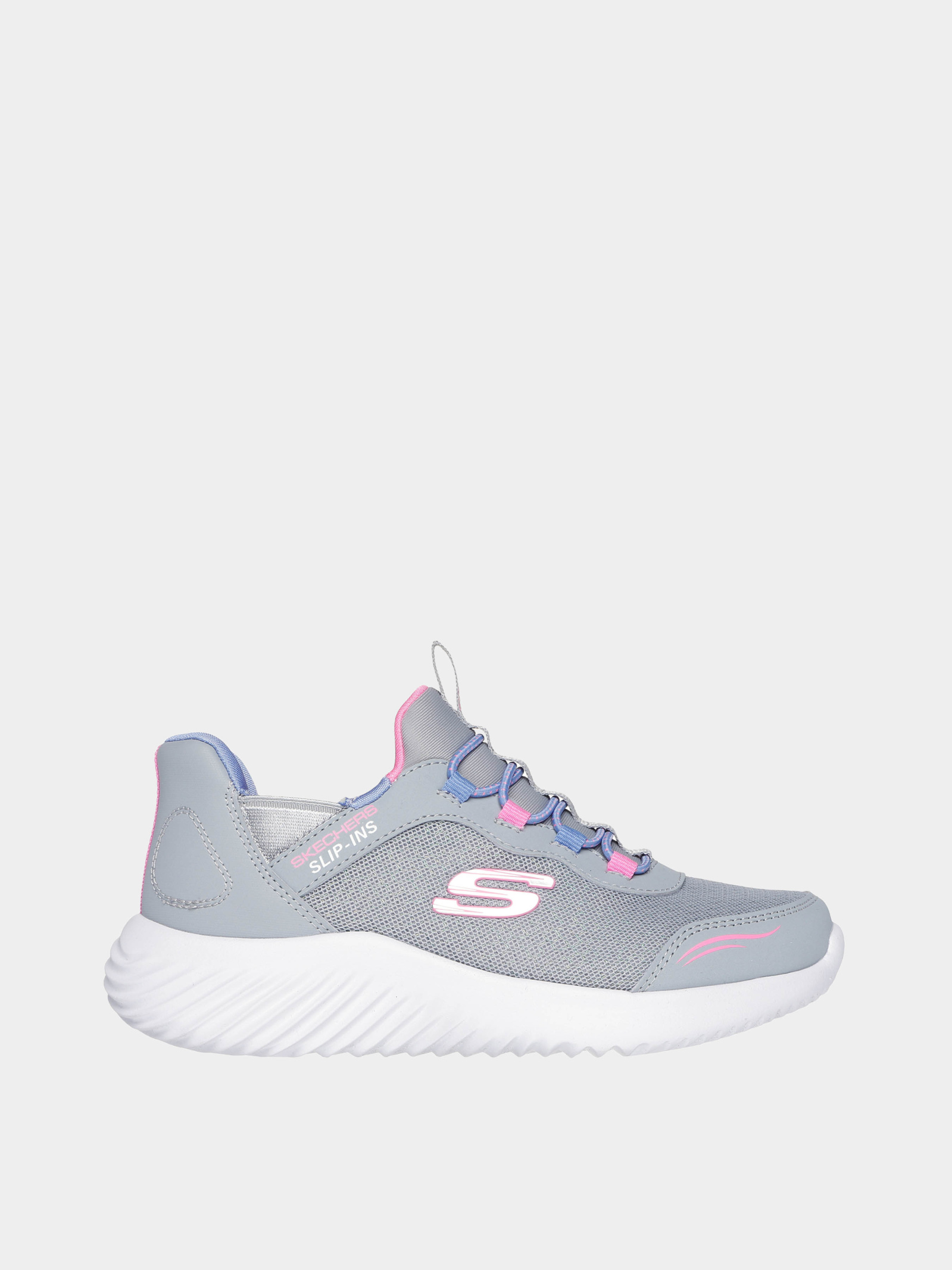 Кроссовки Skechers 303585L GRY для детей, цвет: Серый - купить по ...