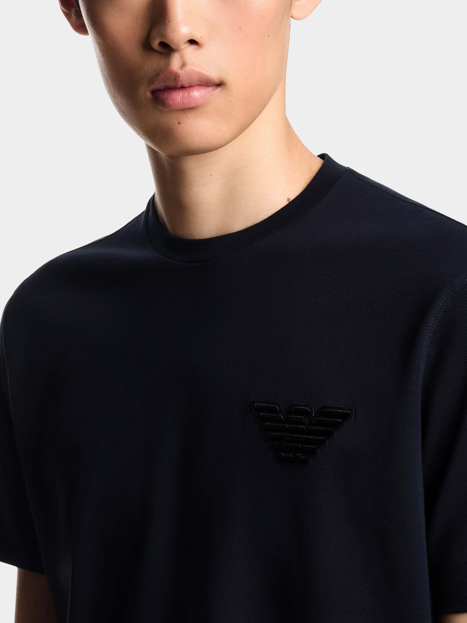 Футболка Emporio Armani EM002832-AF12955-UB118 для мужчин, цвет: Синий ...