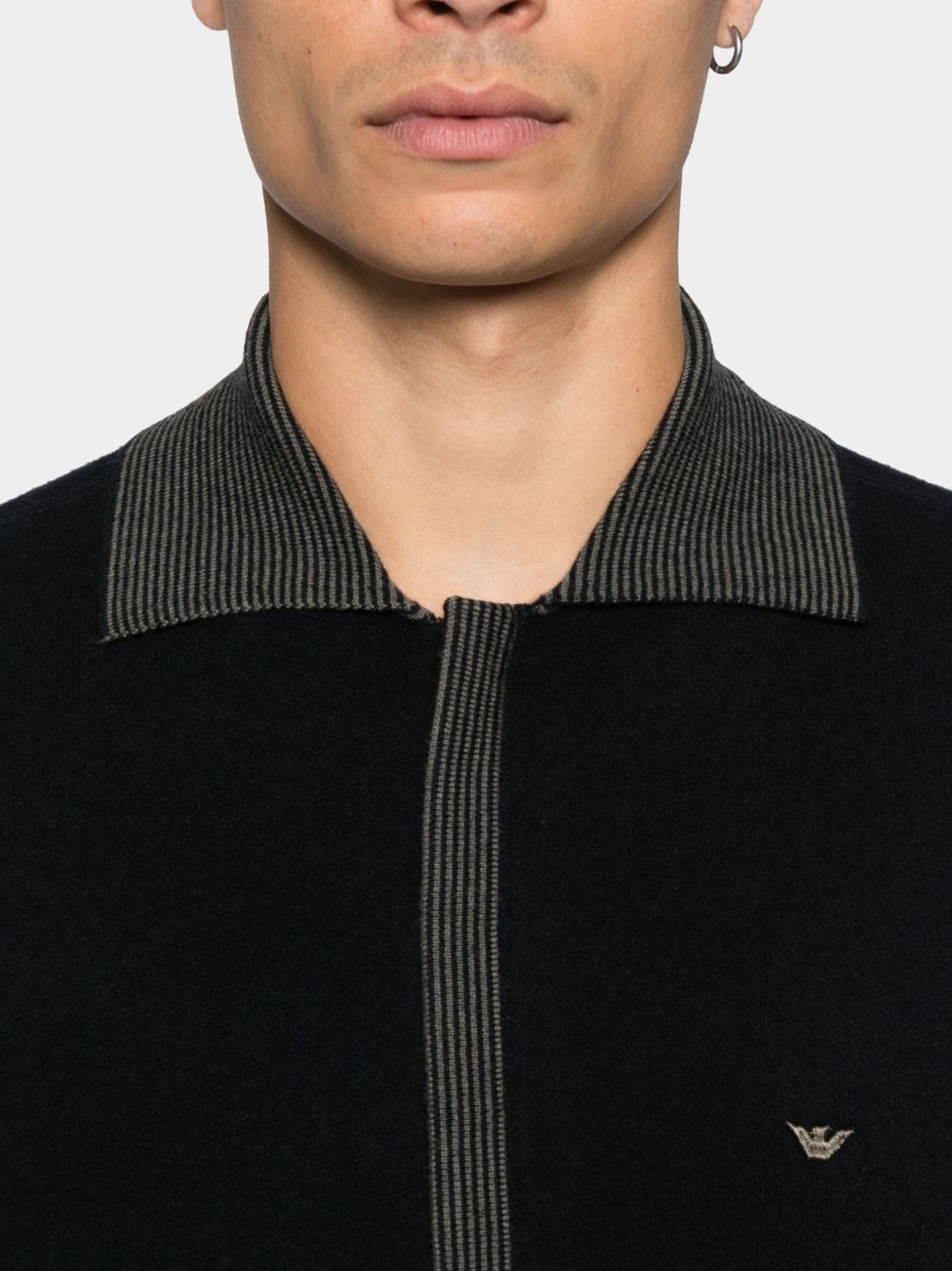 Кофта Emporio Armani EM001517-AF18099-UB118 для мужчин, цвет: Синий ...