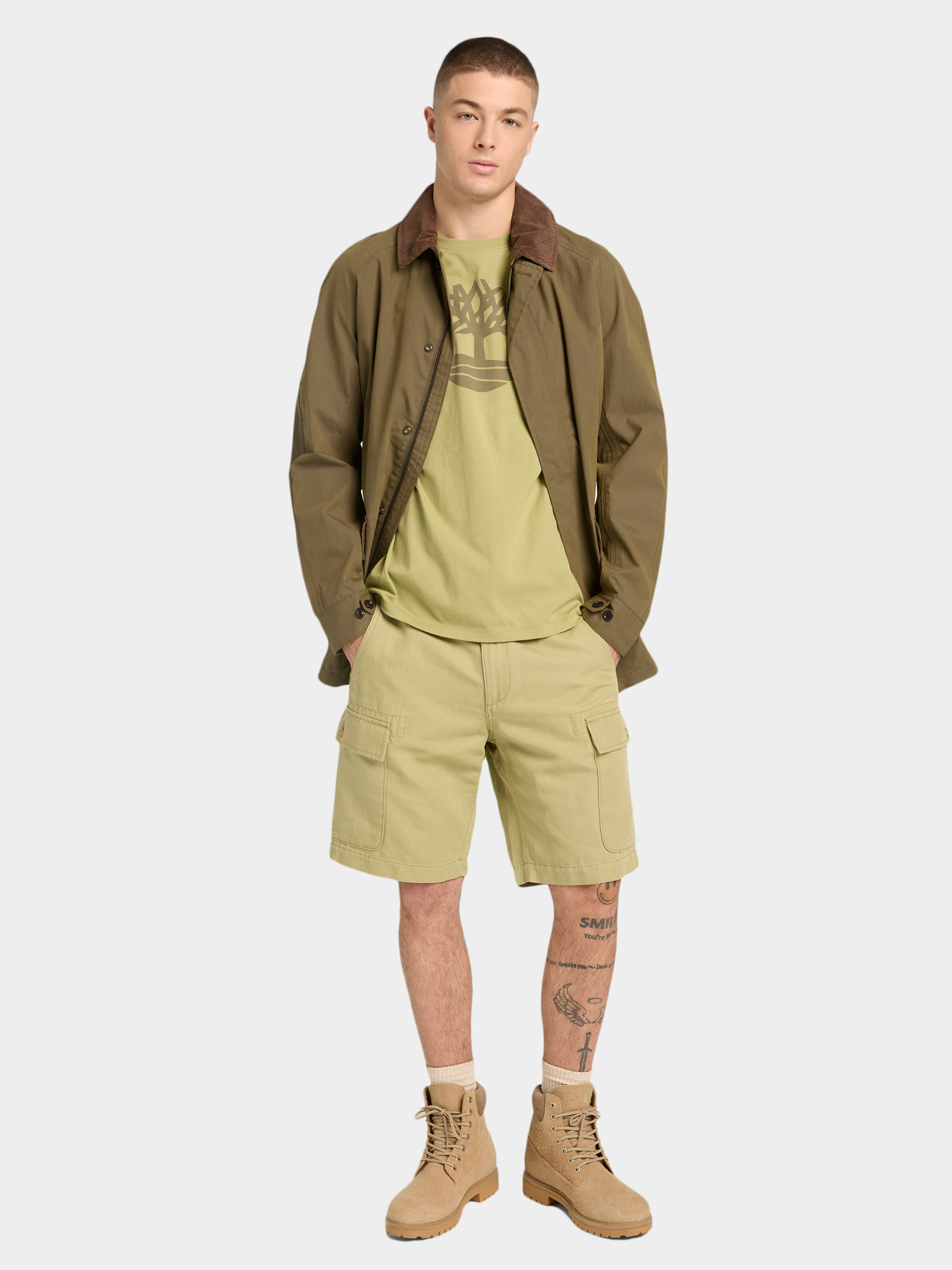 KENN Tree Logo Short Sleeve SAGE, Large модель TB0A2C2RBQ0 для мужчин ...